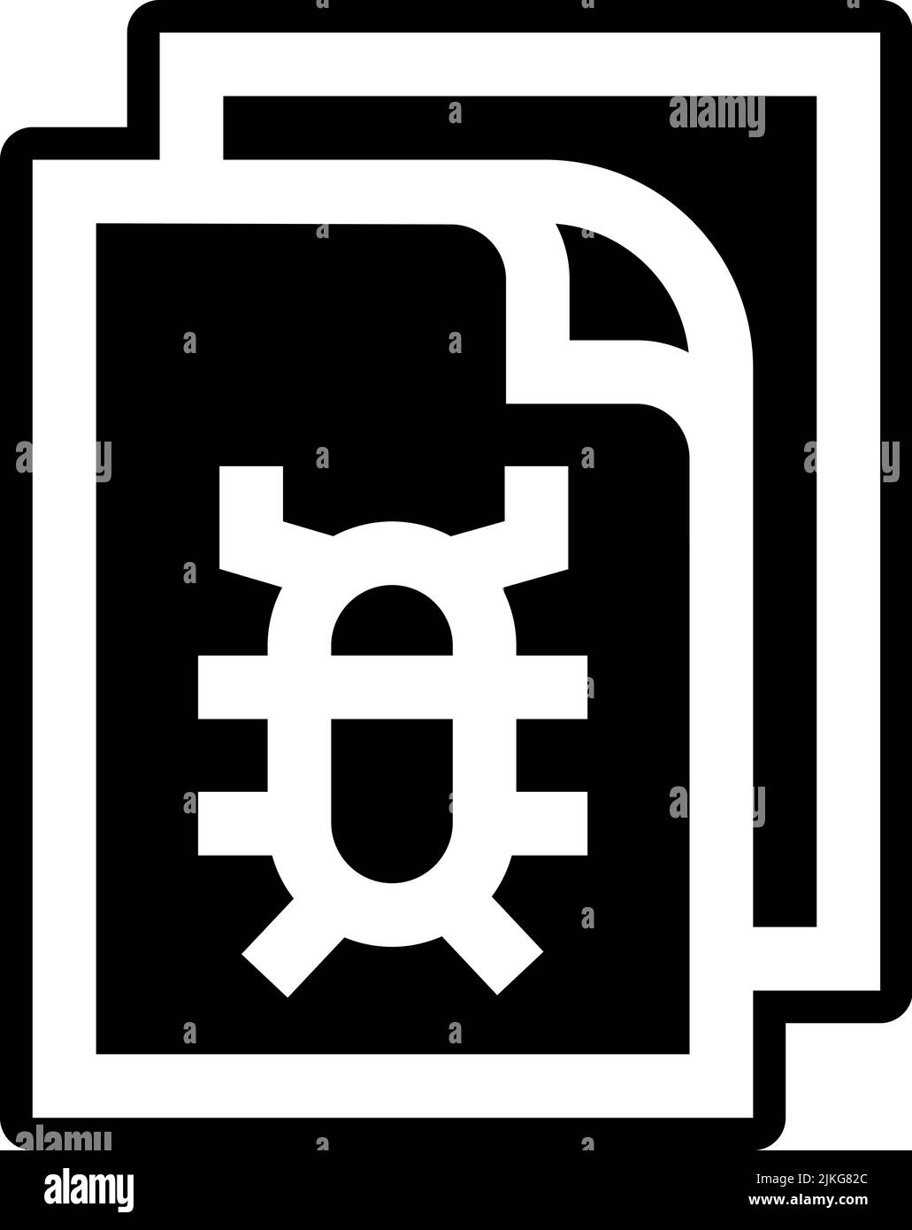 file icon black vector illustration Stock Vector Image & Art - Alamy