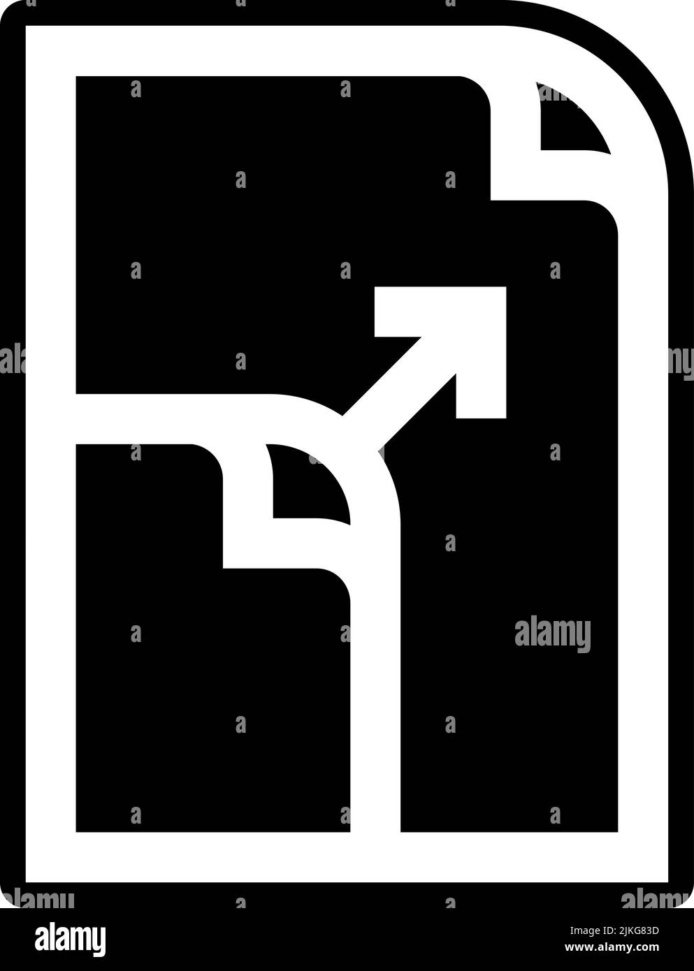 file icon black vector illustration Stock Vector Image & Art - Alamy