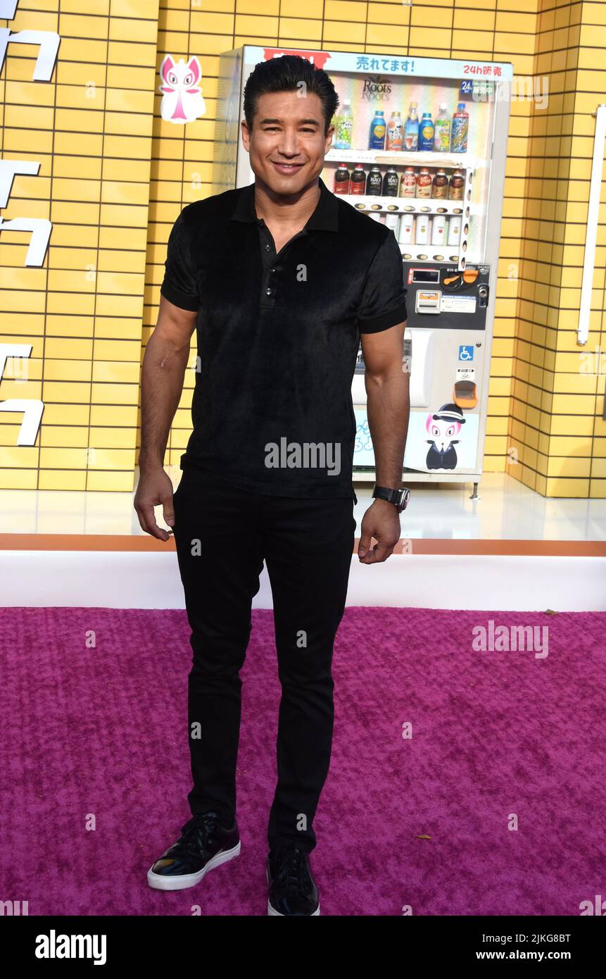 Los Angeles, California, USA 1st August 2022 TV Personality Mario Lopez ...
