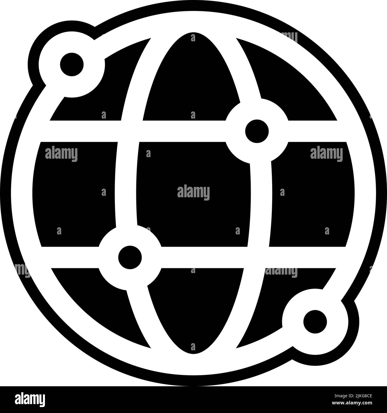 worldwide icon black vector illustration Stock Vector Image & Art - Alamy