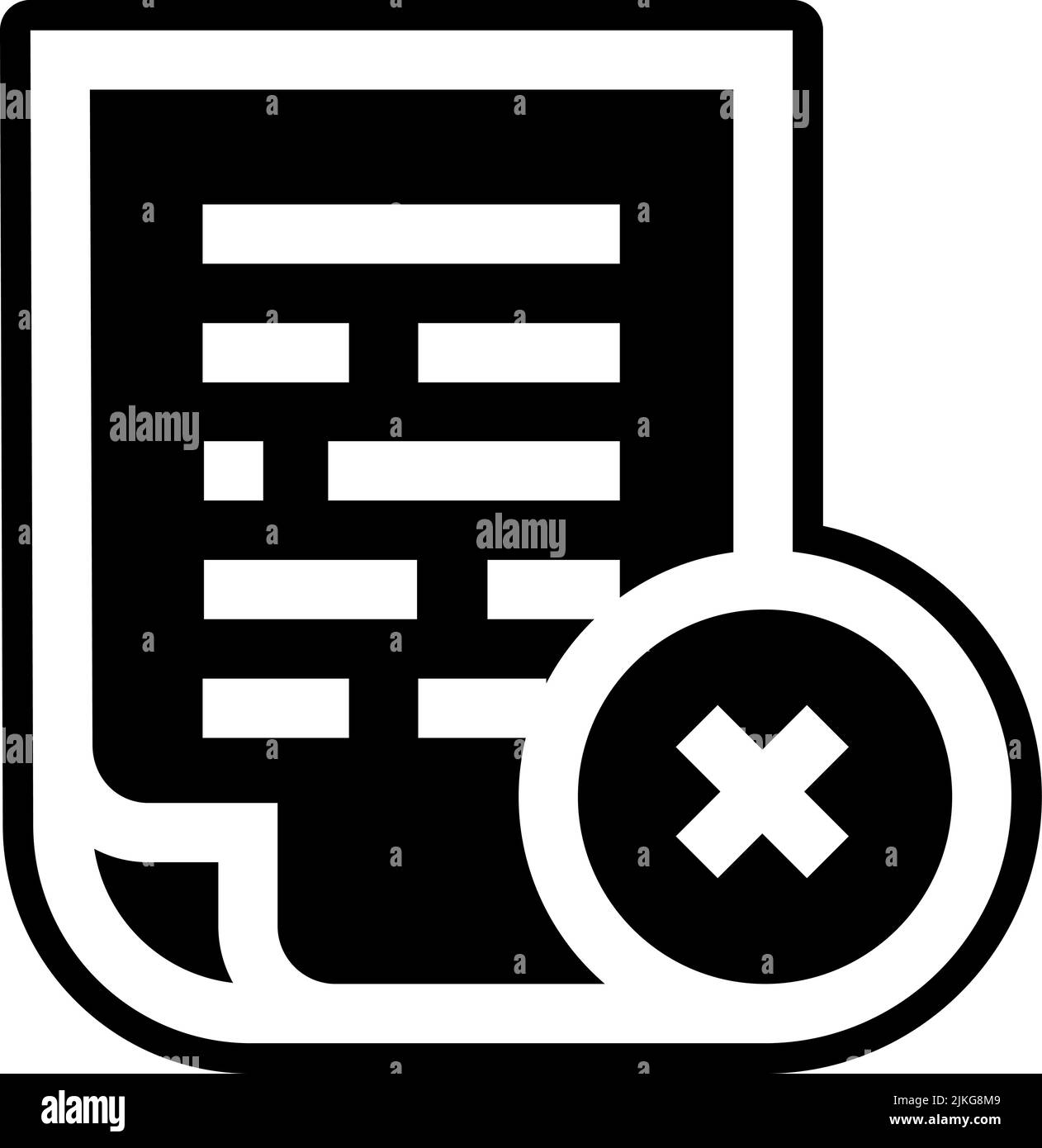 file icon black vector illustration Stock Vector Image & Art - Alamy