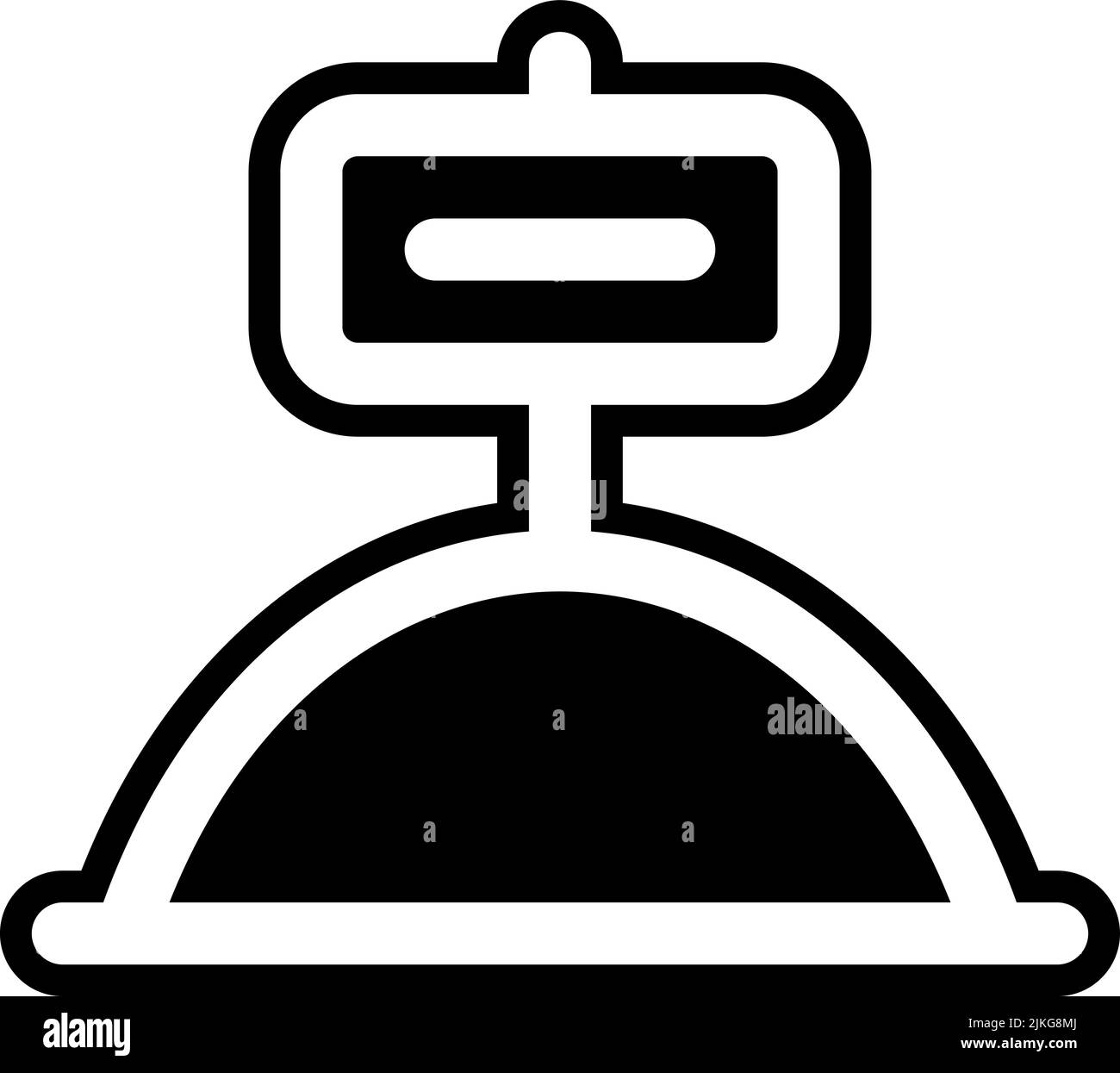 land icon black vector illustration Stock Vector Image & Art - Alamy