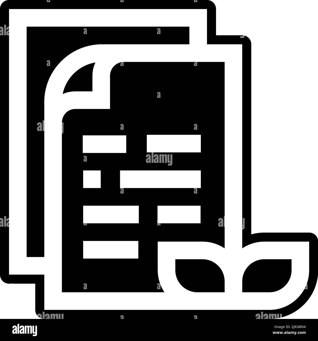 file icon black vector illustration Stock Vector Image & Art - Alamy