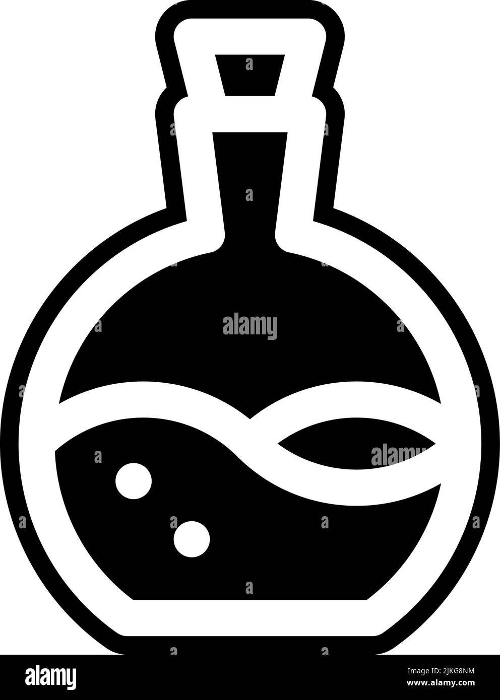 potion icon black vector illustration Stock Vector Image & Art - Alamy
