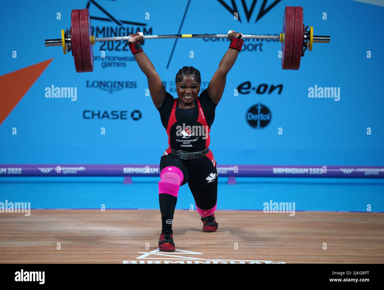 Canada's Maya Laylor lifts to win the gold medal during the Women's ...