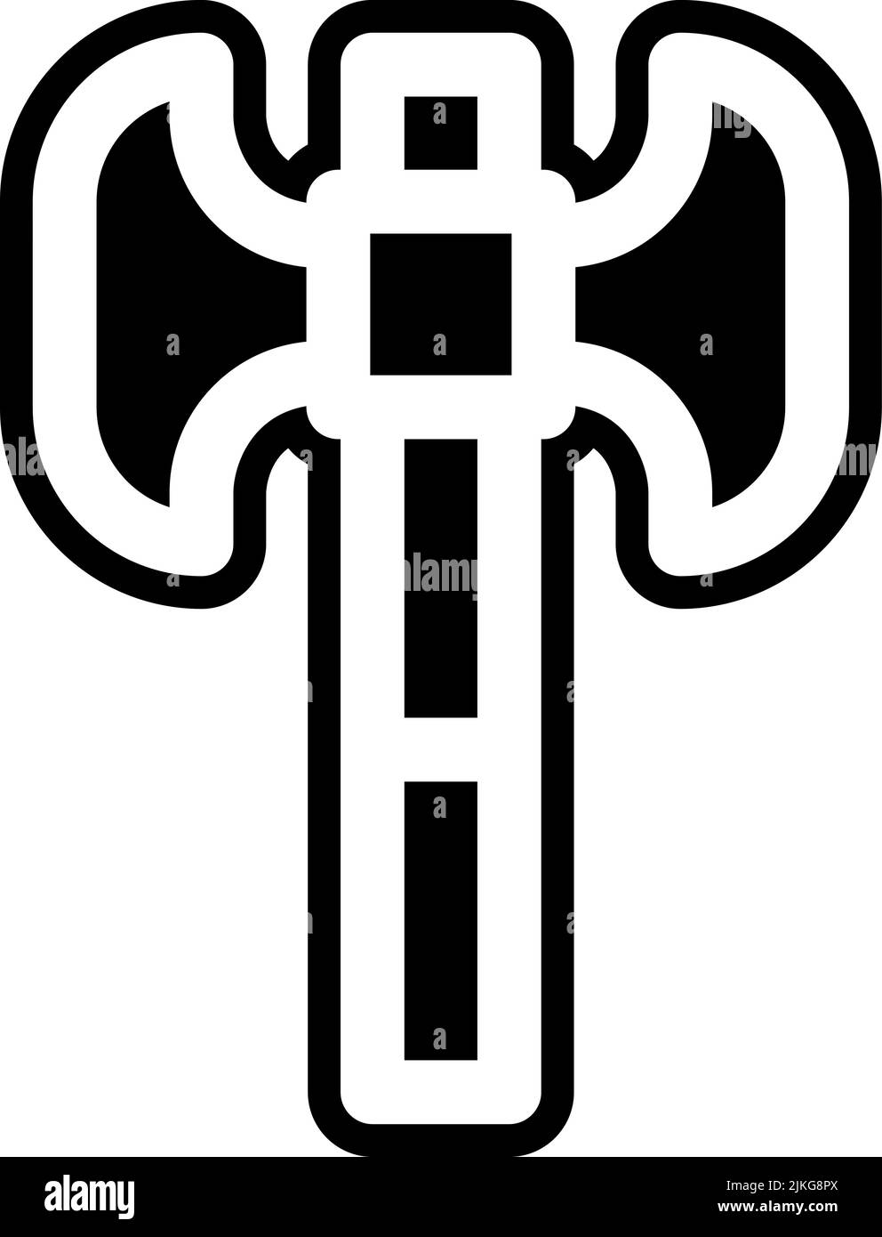 axe icon black vector illustration Stock Vector Image & Art - Alamy