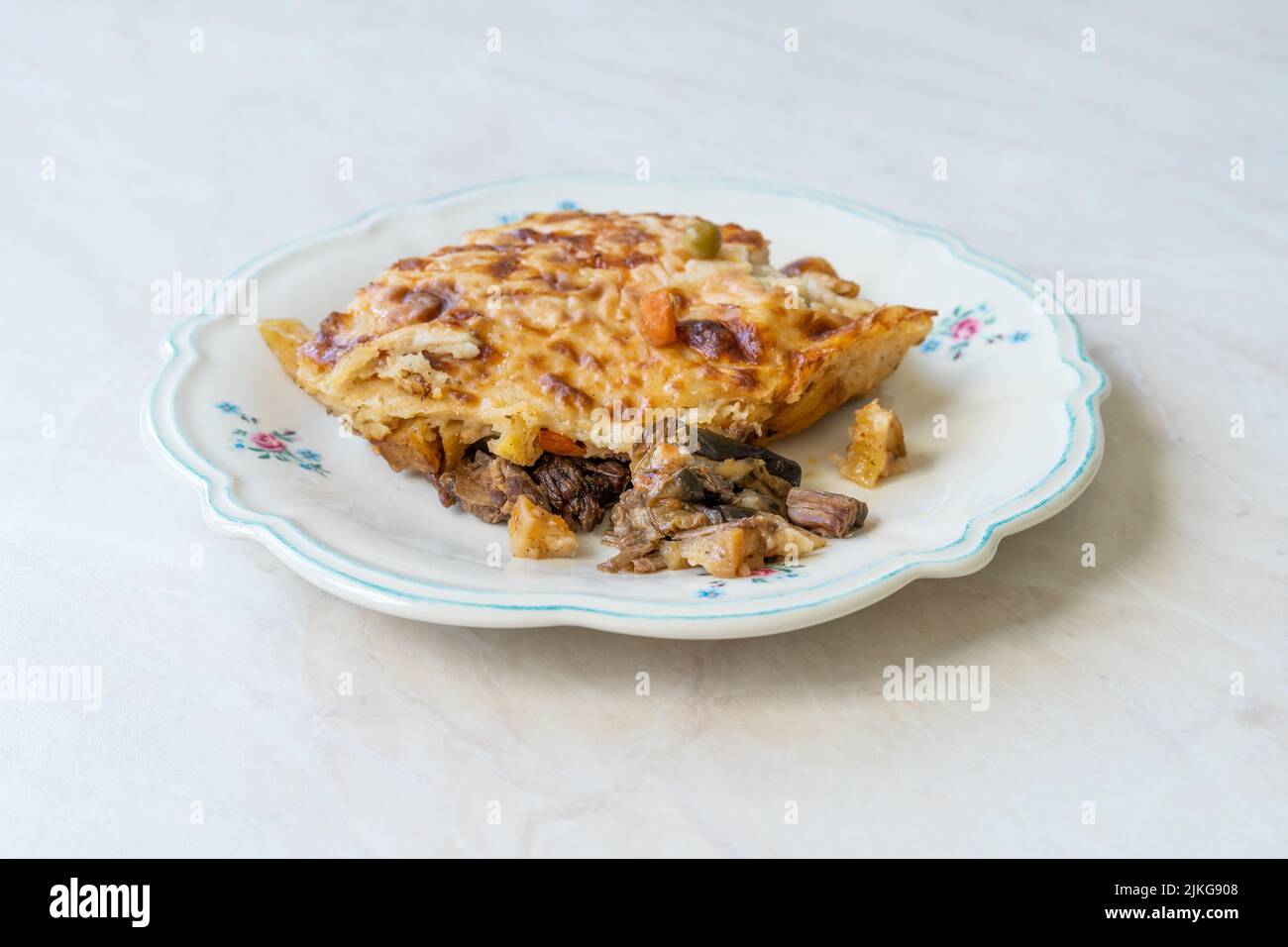 Elbasan Tava - Baked Lamb in Yogurt. Albanian Cuisine. Tava Kosi ...