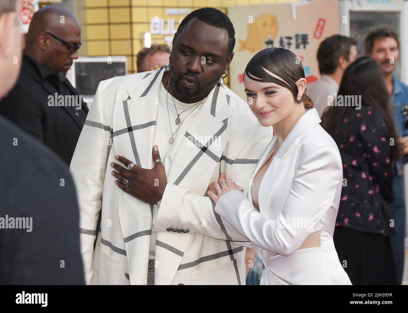 Los Angeles, USA. 01st Aug, 2022. (L-R) Brian Tyree Henry and Joey King ...