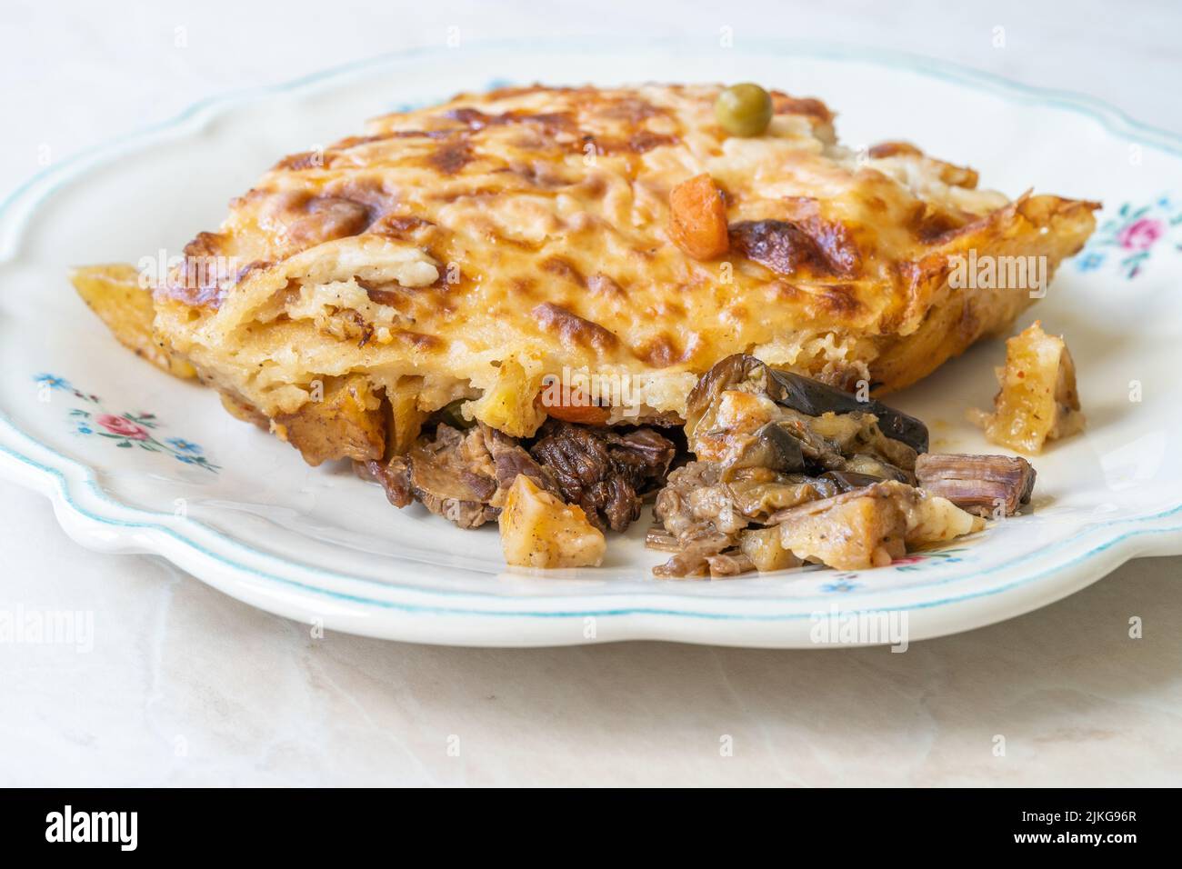 Elbasan Tava - Baked Lamb in Yogurt. Albanian Cuisine. Tava Kosi ...