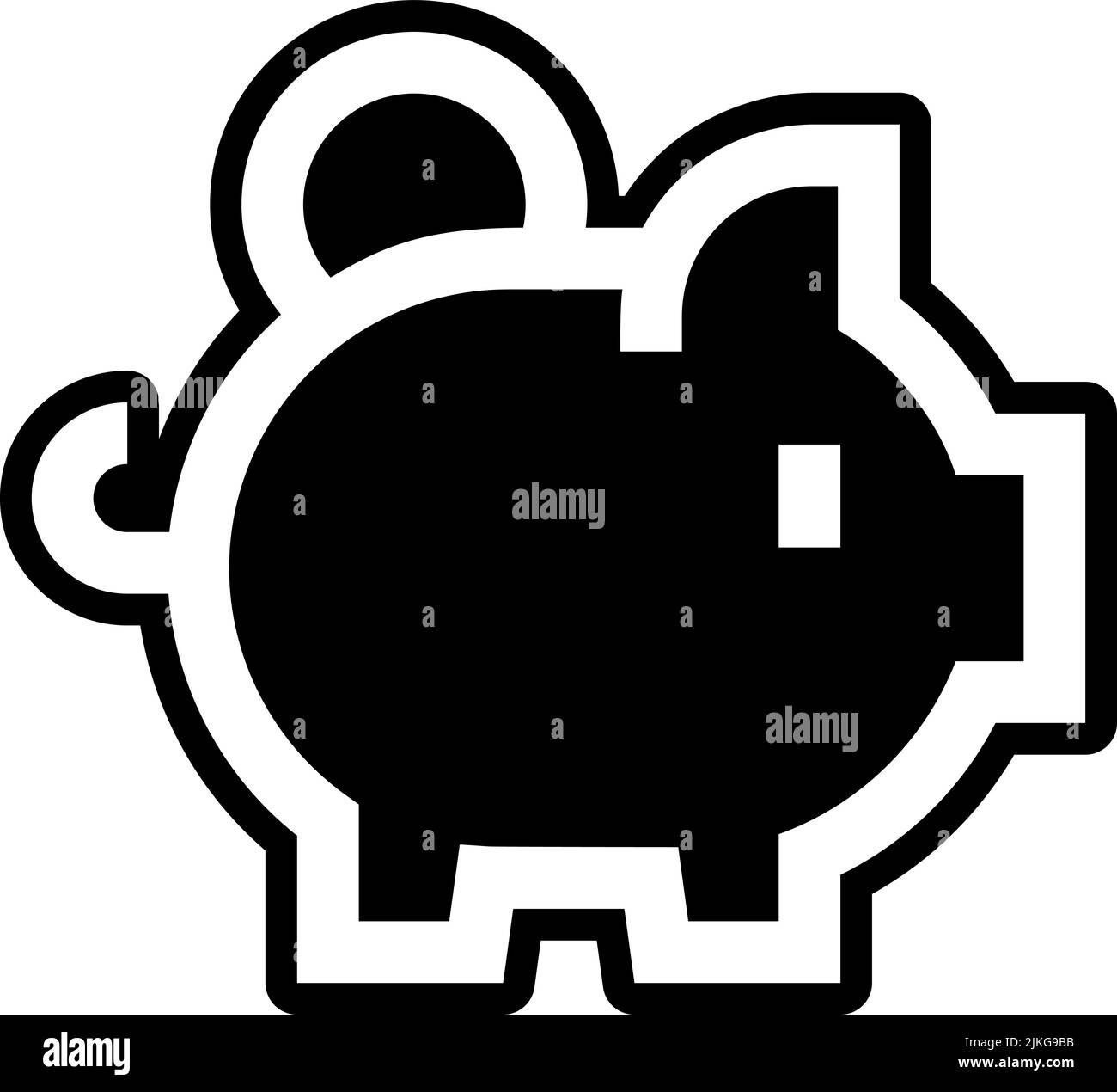 bank icon black vector illustration Stock Vector Image & Art - Alamy