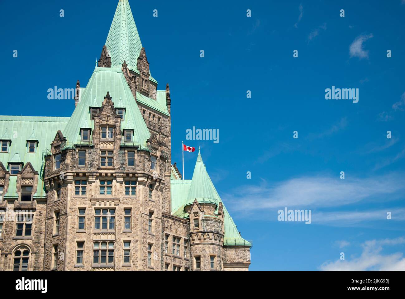 Close Up of Confederation Building, Wellington Street, Ottawa, Ontario ...