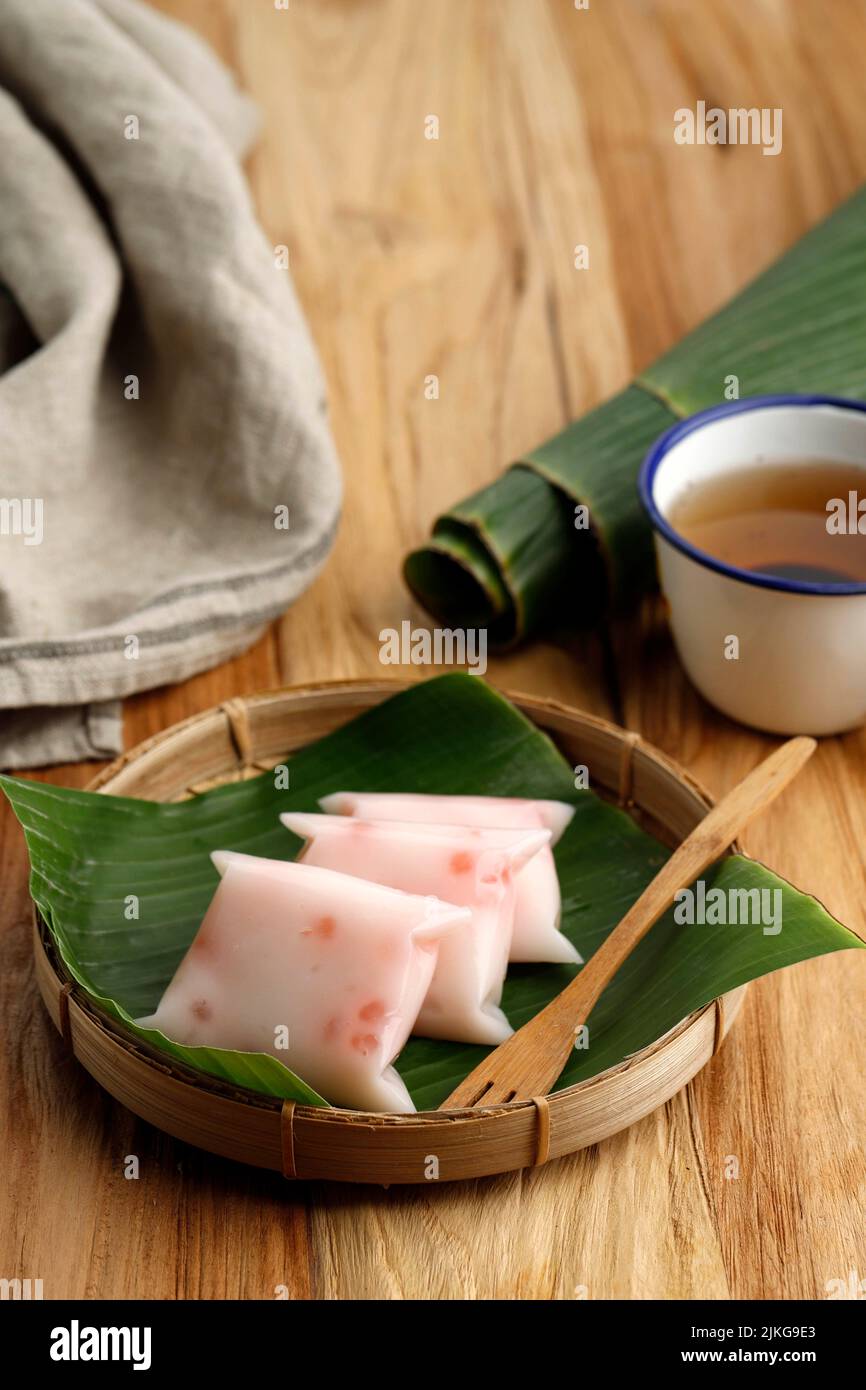 Selected Focus Kue Cantik Manis or Cente Manis, Sagoo Flour with Pearl ...