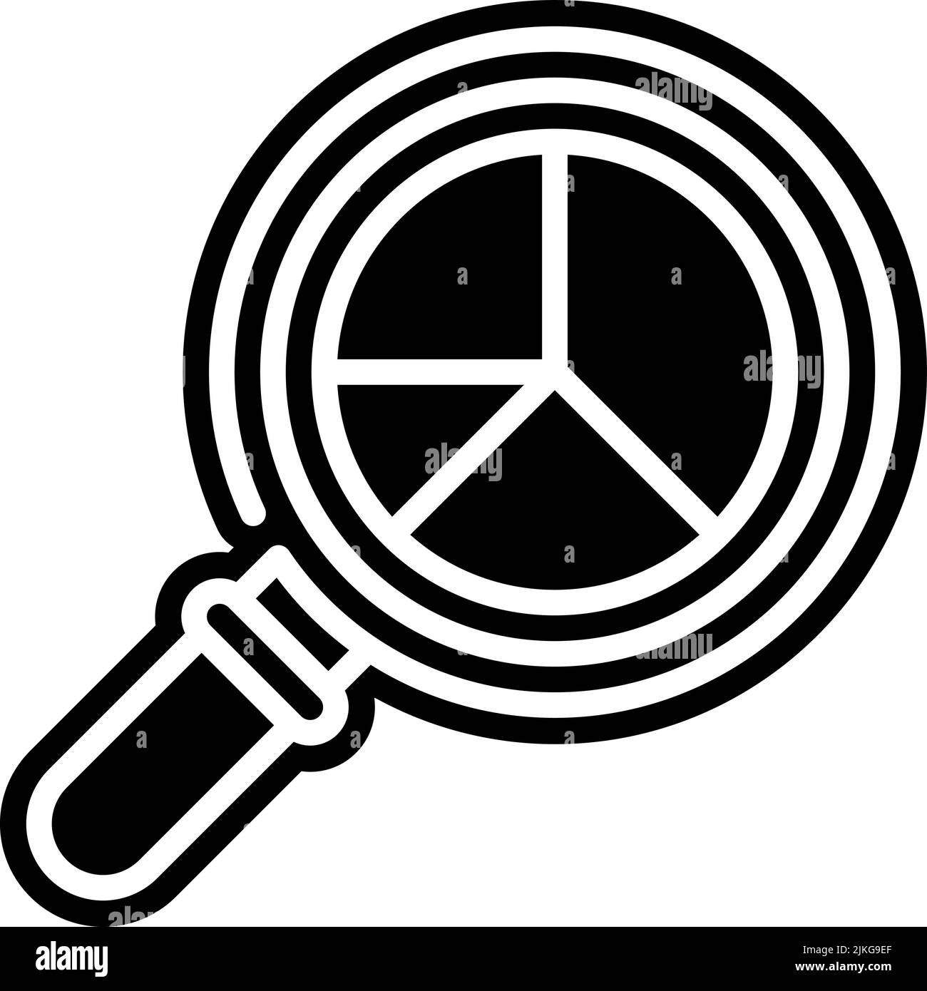 analysis icon black vector illustration Stock Vector Image & Art - Alamy