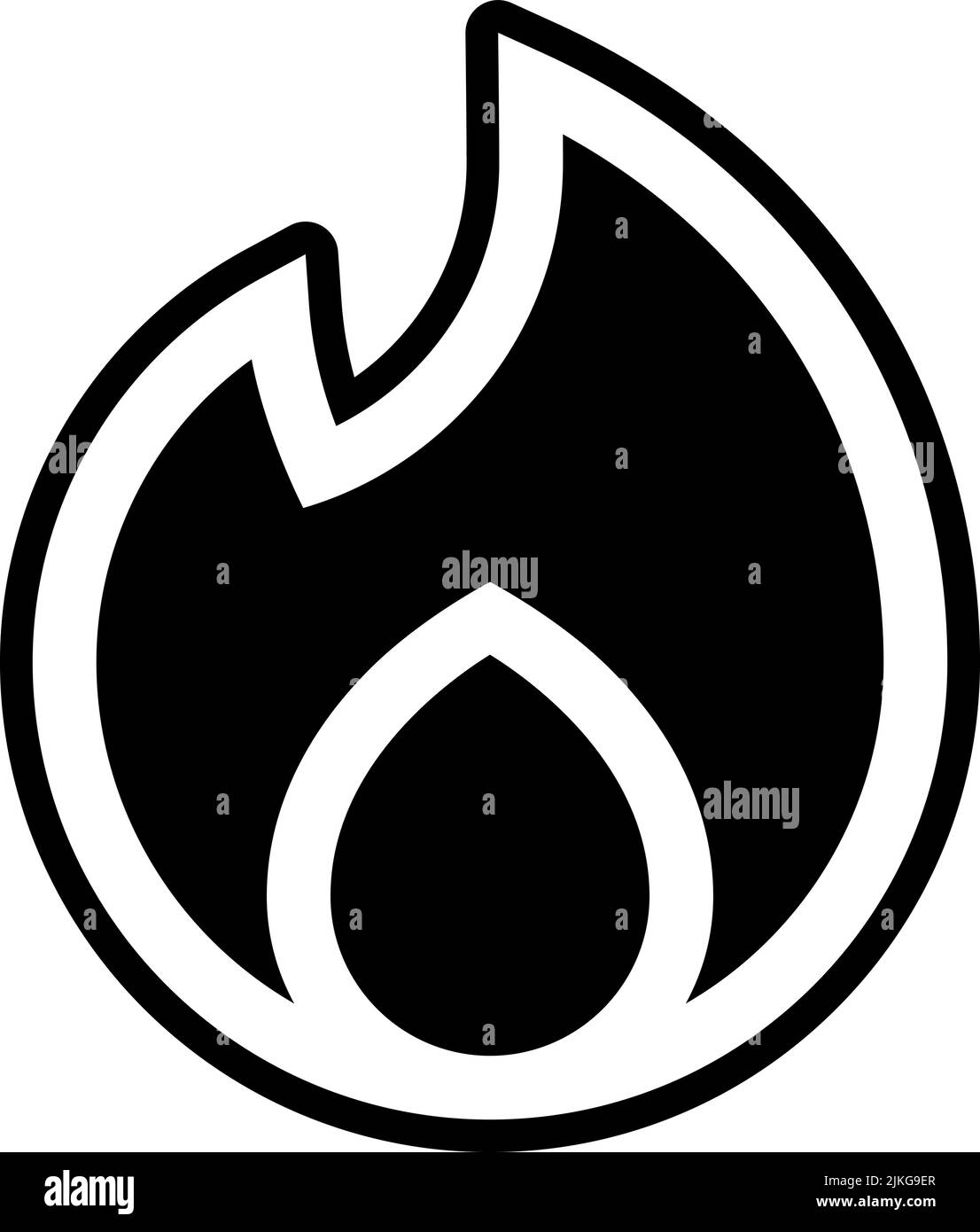 tinder icon black vector illustration Stock Vector Image & Art - Alamy