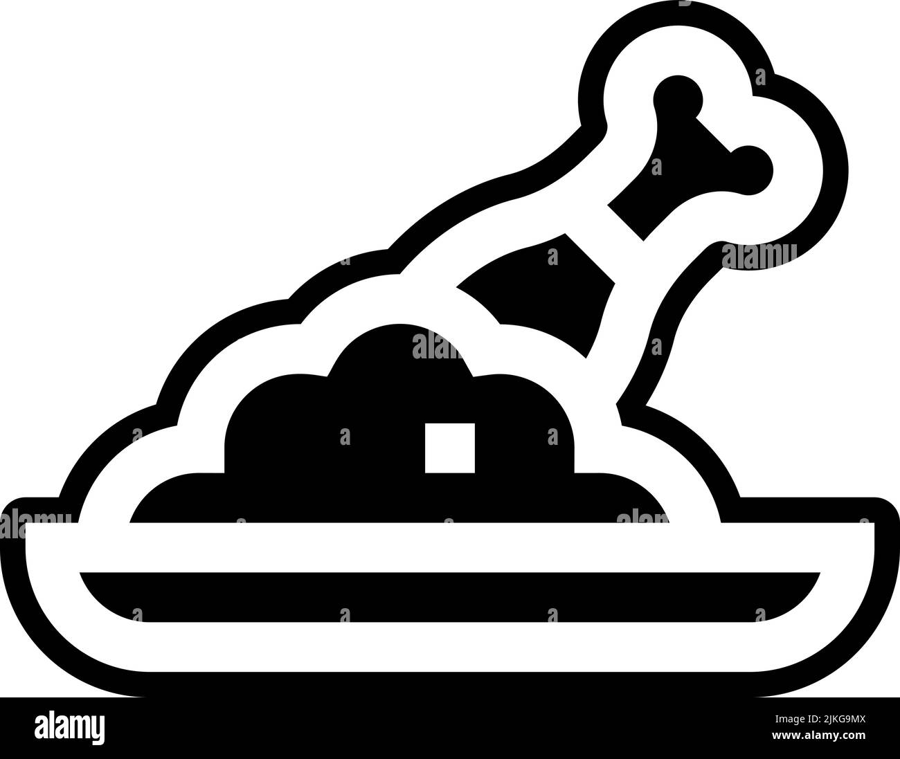 Top view meat icon Black and White Stock Photos & Images - Alamy