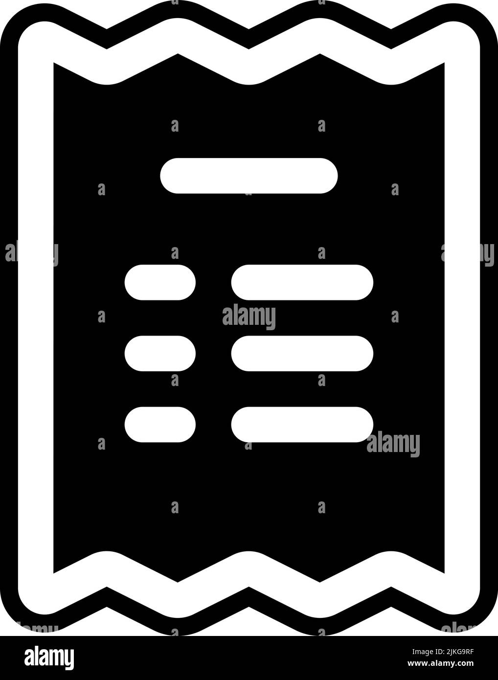 invoices icon black vector illustration Stock Vector Image & Art - Alamy