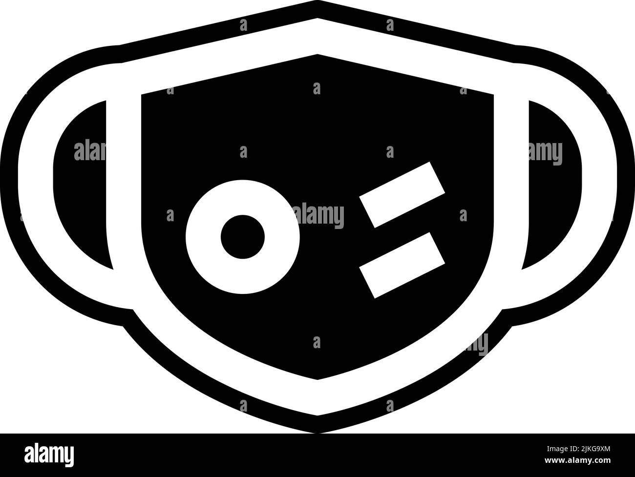 mask icon black vector illustration Stock Vector Image & Art - Alamy