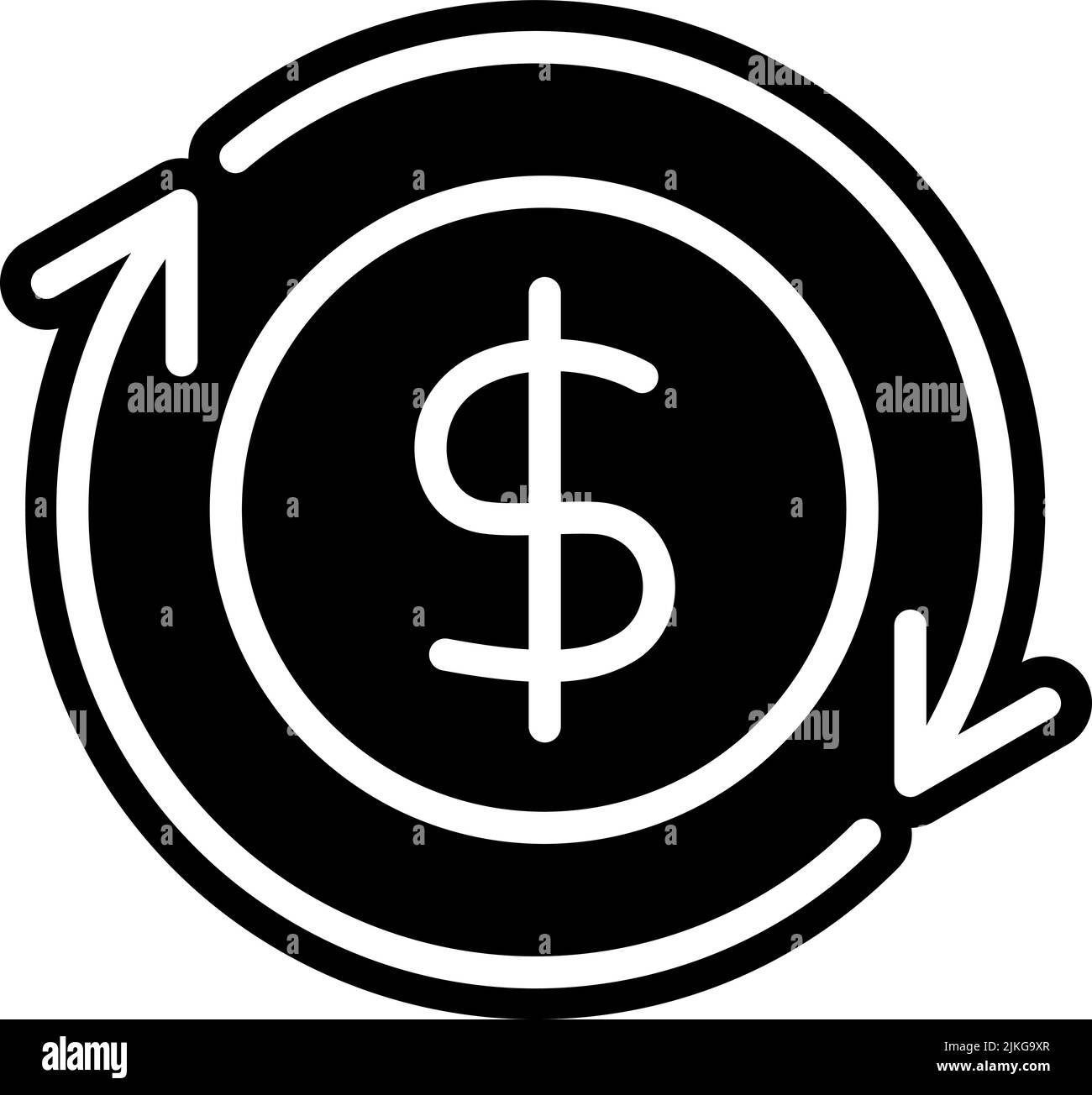 transaction icon black vector illustration Stock Vector Image & Art - Alamy