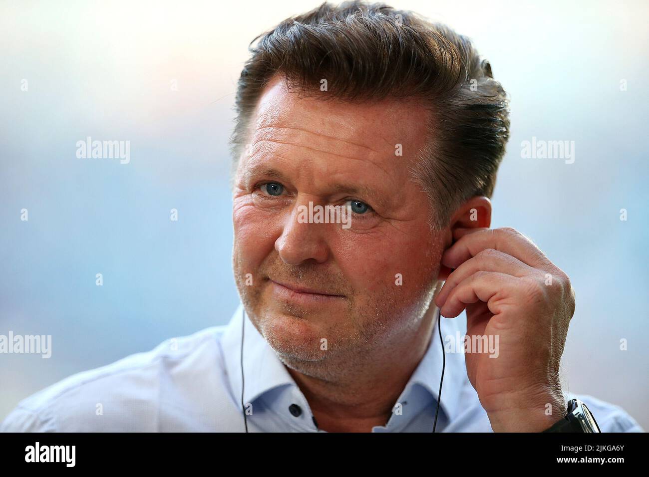Magdeburg, Deutschland. 01st Aug, 2022. coach Christian Titz (1. FC ...