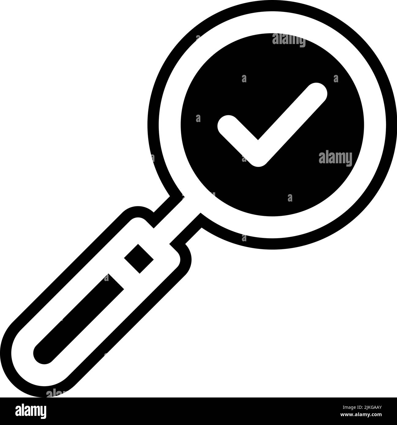 search icon black vector illustration Stock Vector Image & Art - Alamy