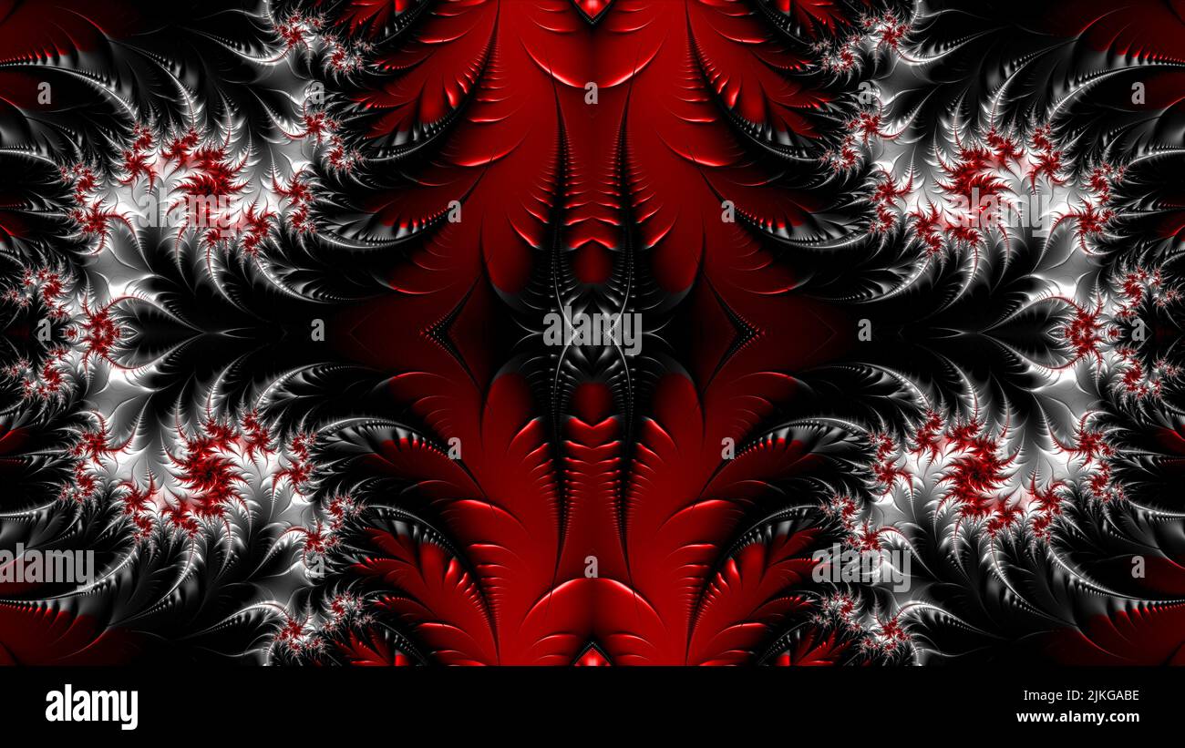 Abstract Computer generated Fractal design. A fractal is a never-ending ...