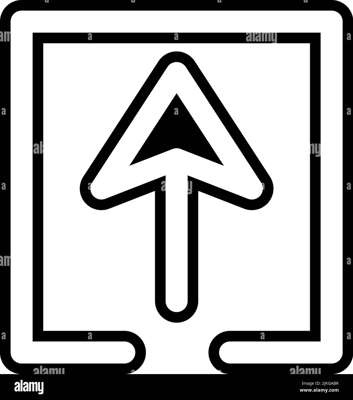 upload icon black vector illustration Stock Vector Image & Art - Alamy