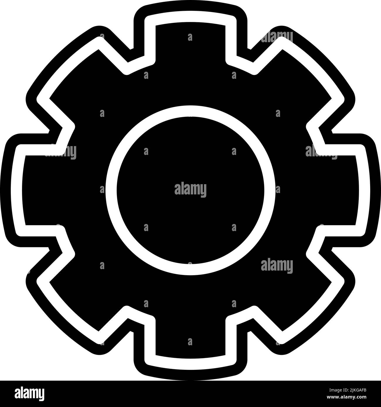 maintenance icon black vector illustration Stock Vector Image & Art - Alamy