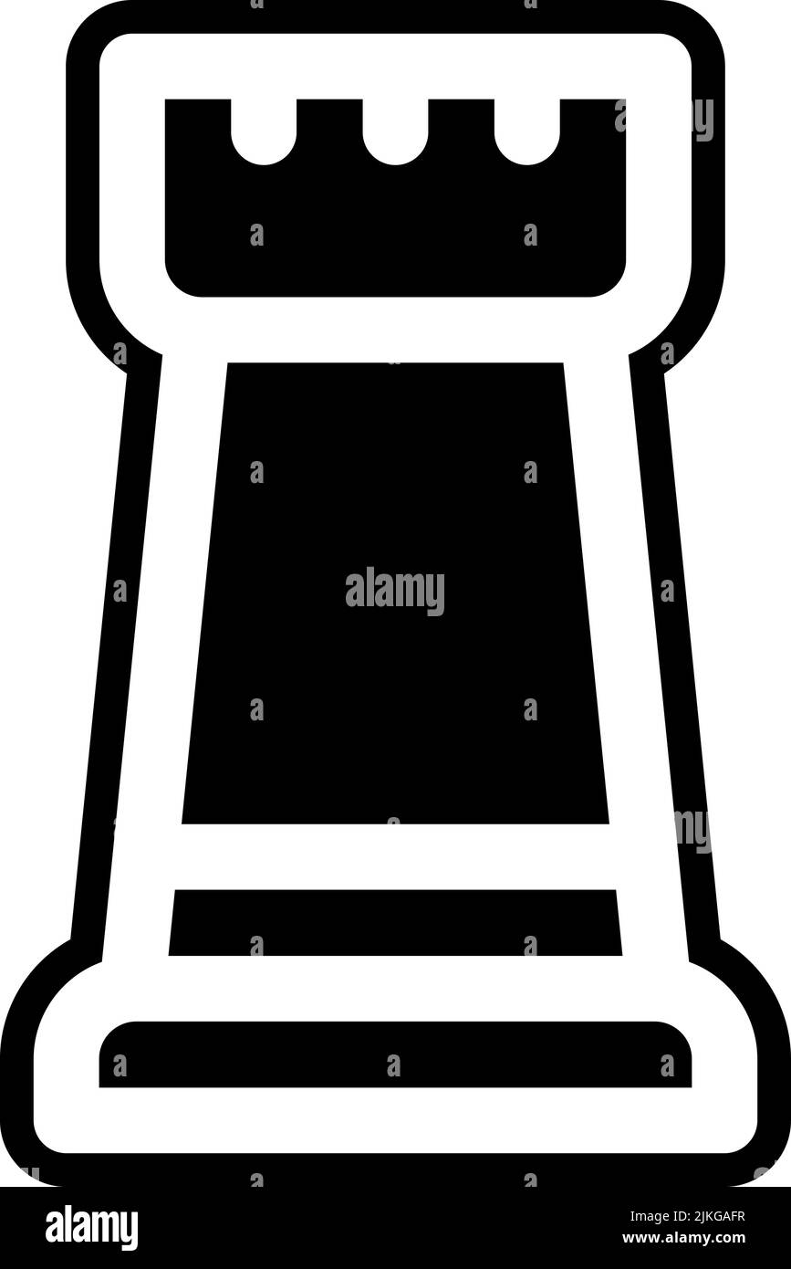tower icon black vector illustration Stock Vector Image & Art - Alamy