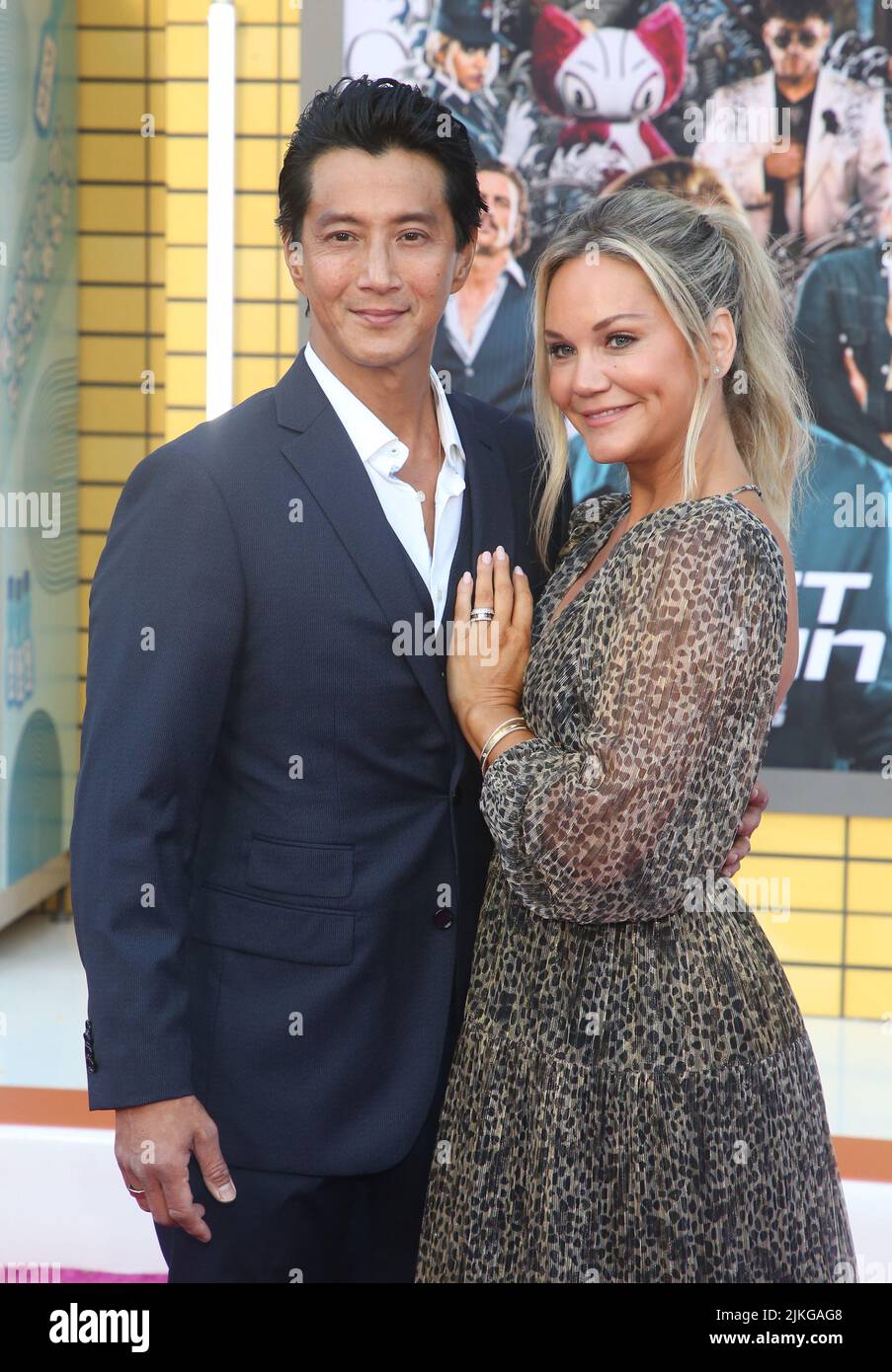 Los Angeles, Ca. 1st Aug, 2022. Will Yun Lee, Jennifer Birmingham at ...