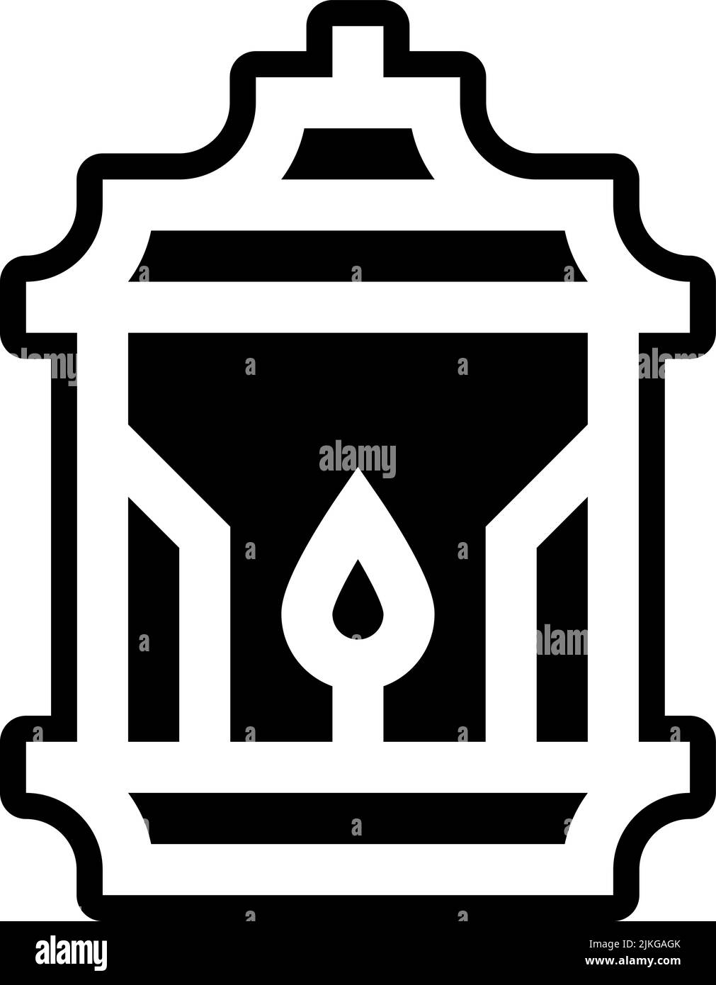 oil lamp icon black vector illustration Stock Vector Image & Art - Alamy