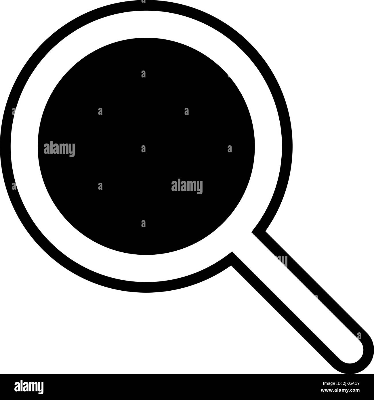 search icon black vector illustration Stock Vector Image & Art - Alamy