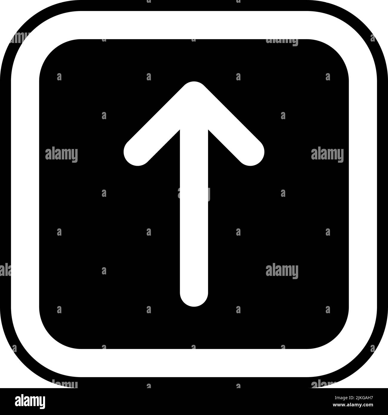 upload icon black vector illustration Stock Vector Image & Art - Alamy