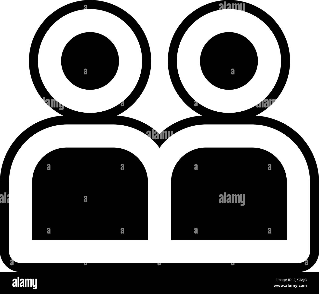 group icon black vector illustration Stock Vector Image & Art - Alamy