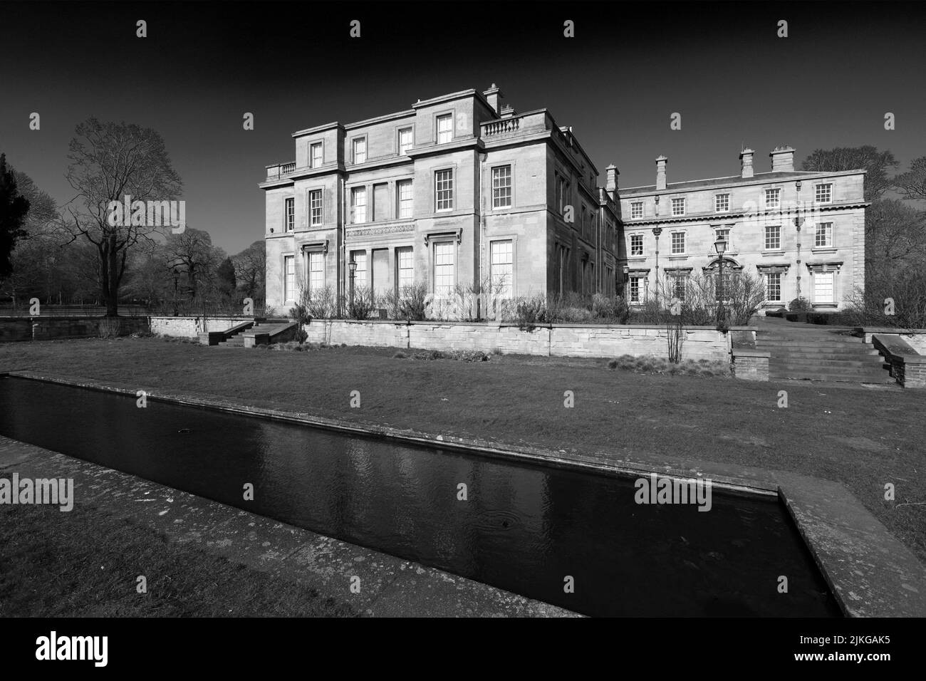 Normanby hall park Black and White Stock Photos & Images - Alamy