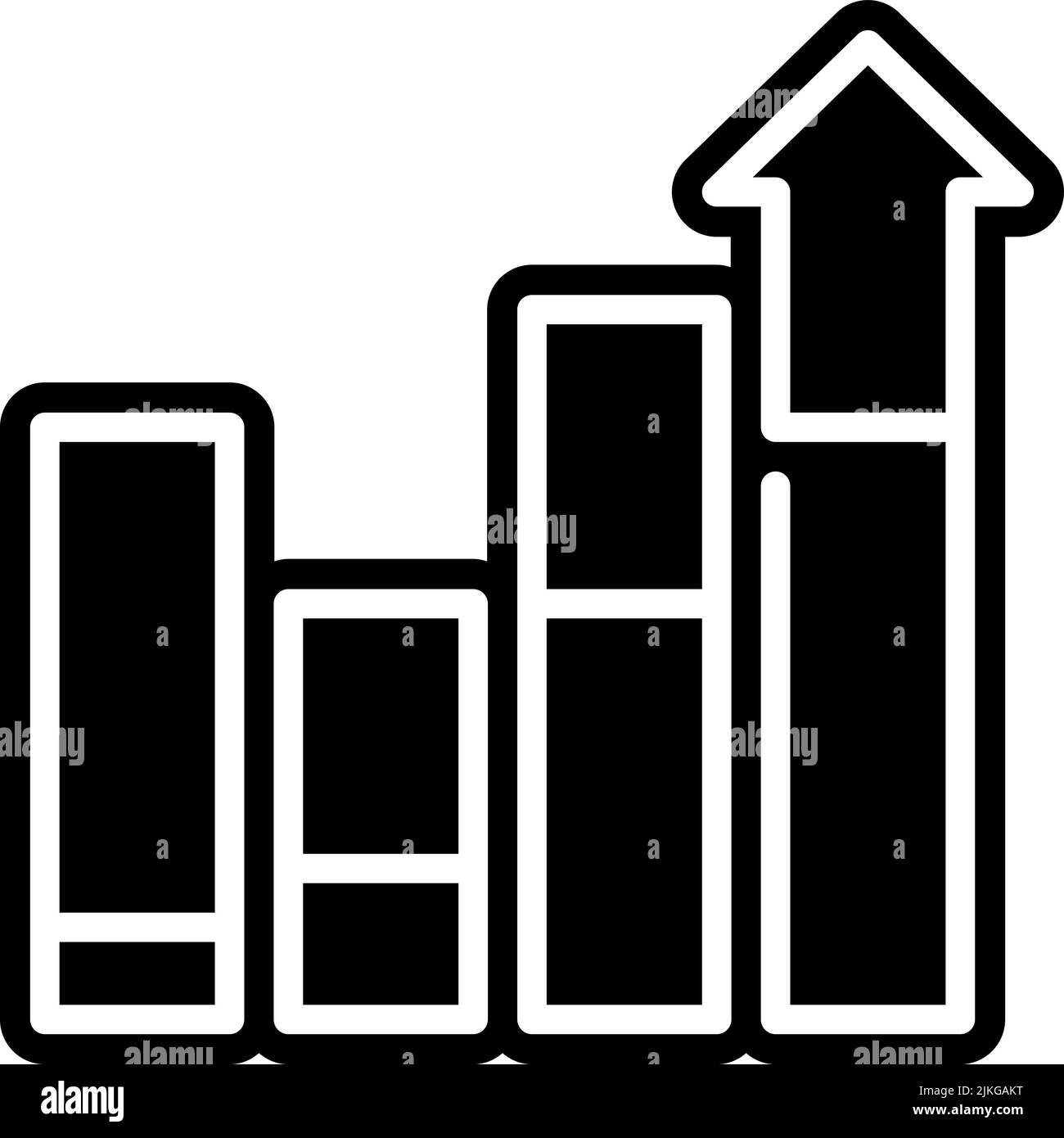 statistics icon black vector illustration Stock Vector Image & Art - Alamy
