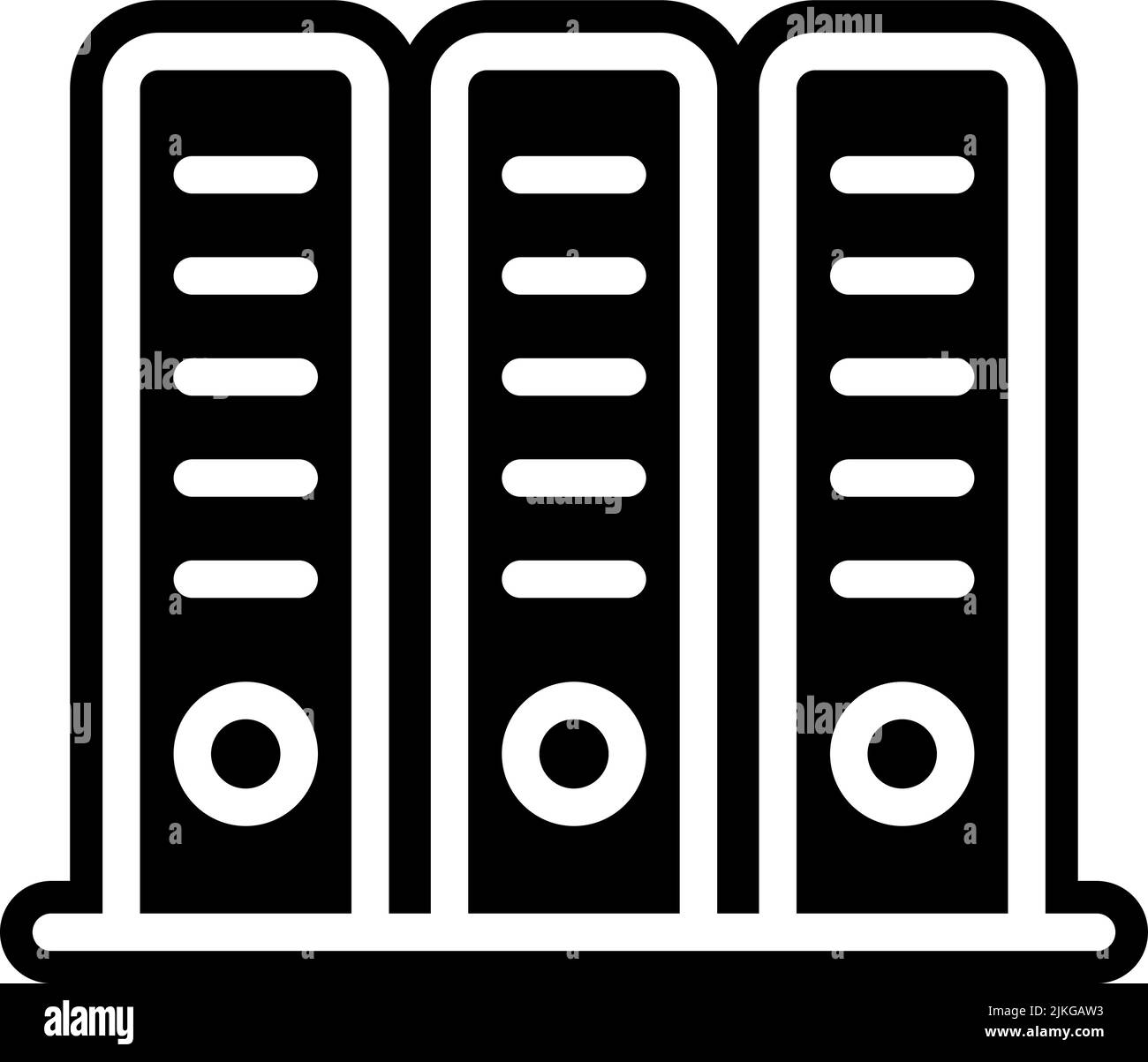 folded document icon black vector illustration Stock Vector Image & Art ...
