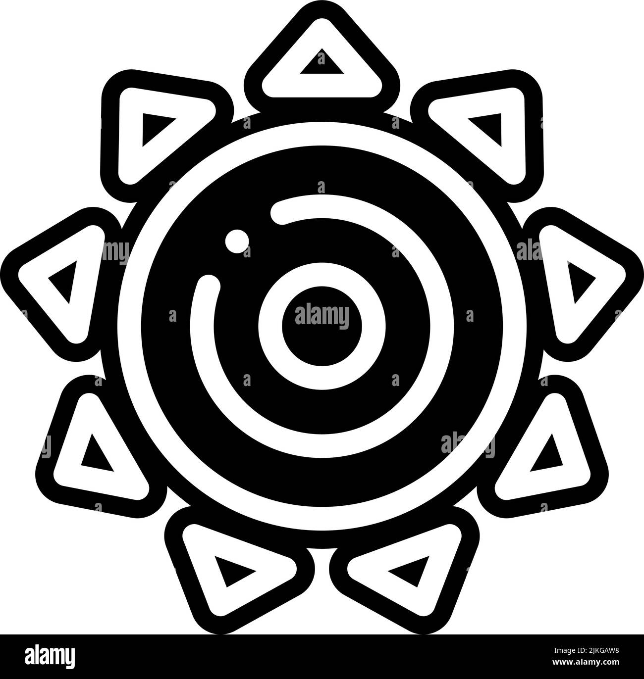 Yellow cherry illustration vector Black and White Stock Photos & Images ...