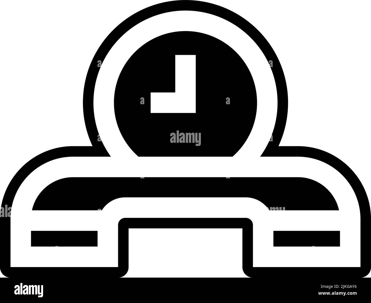 call icon black vector illustration Stock Vector Image & Art - Alamy