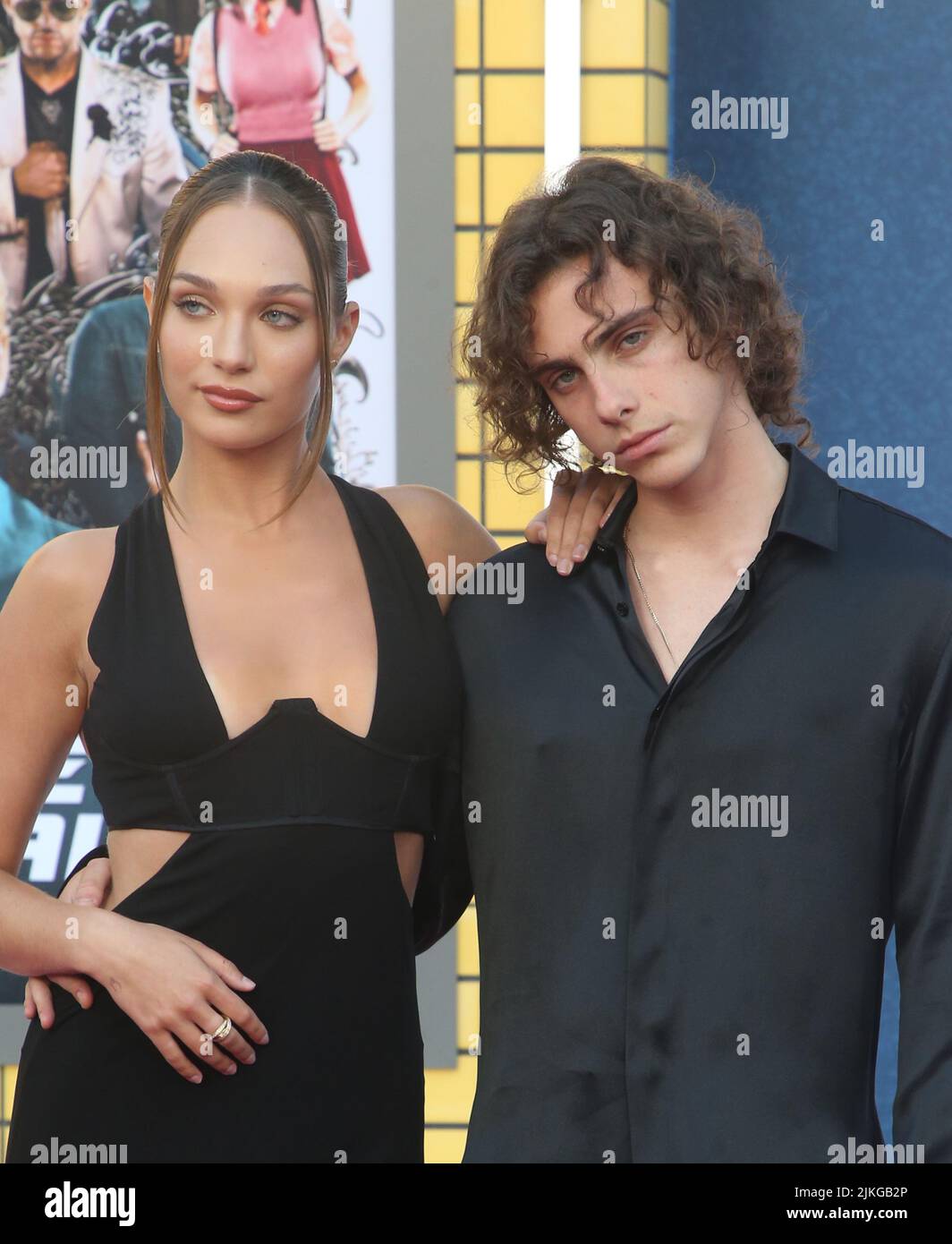 Los Angeles, Ca. 1st Aug, 2022. Maddie Ziegler, Eddie Benjamin, at the ...