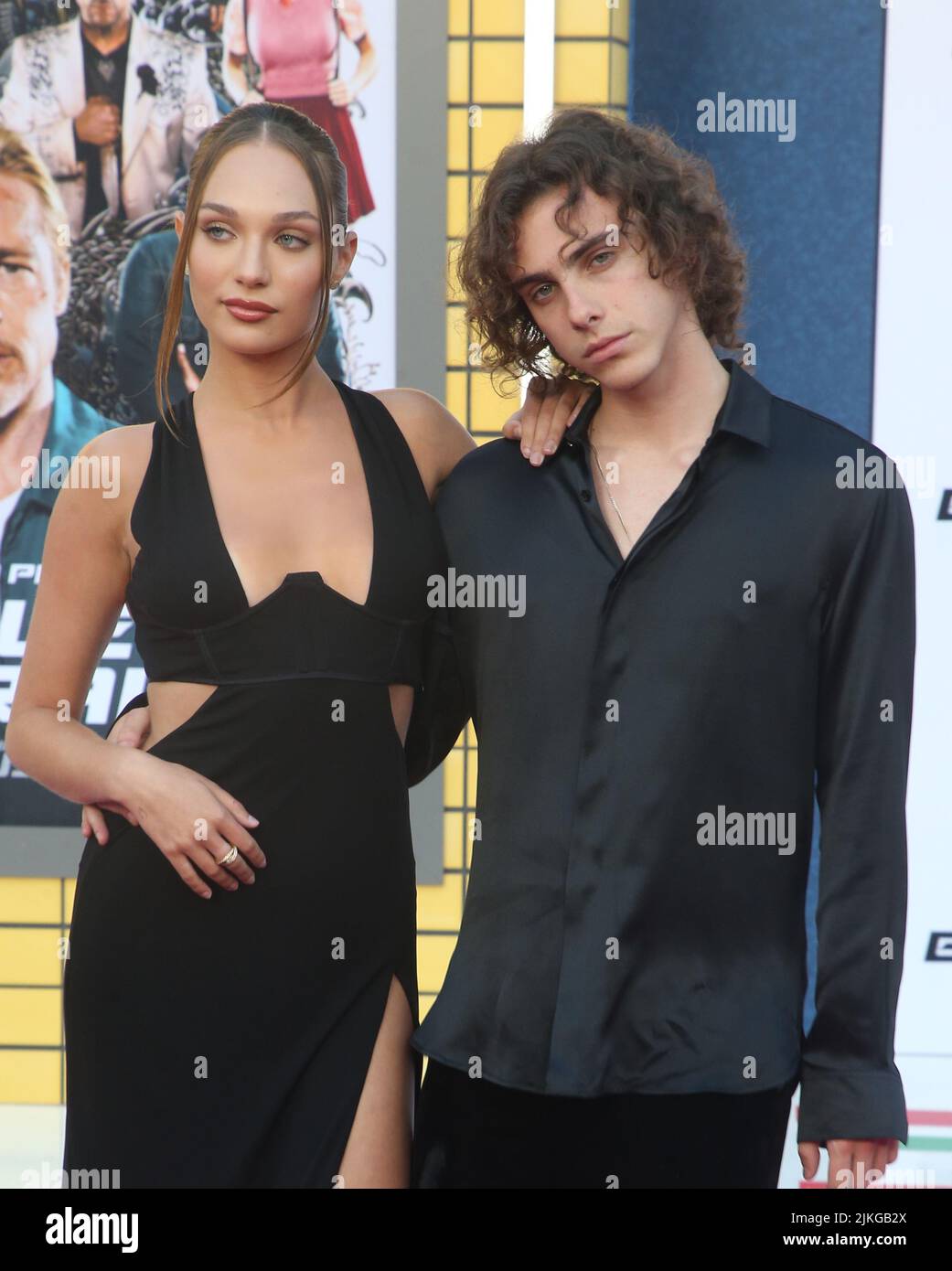 Los Angeles, Ca. 1st Aug, 2022. Maddie Ziegler, Eddie Benjamin, at the ...