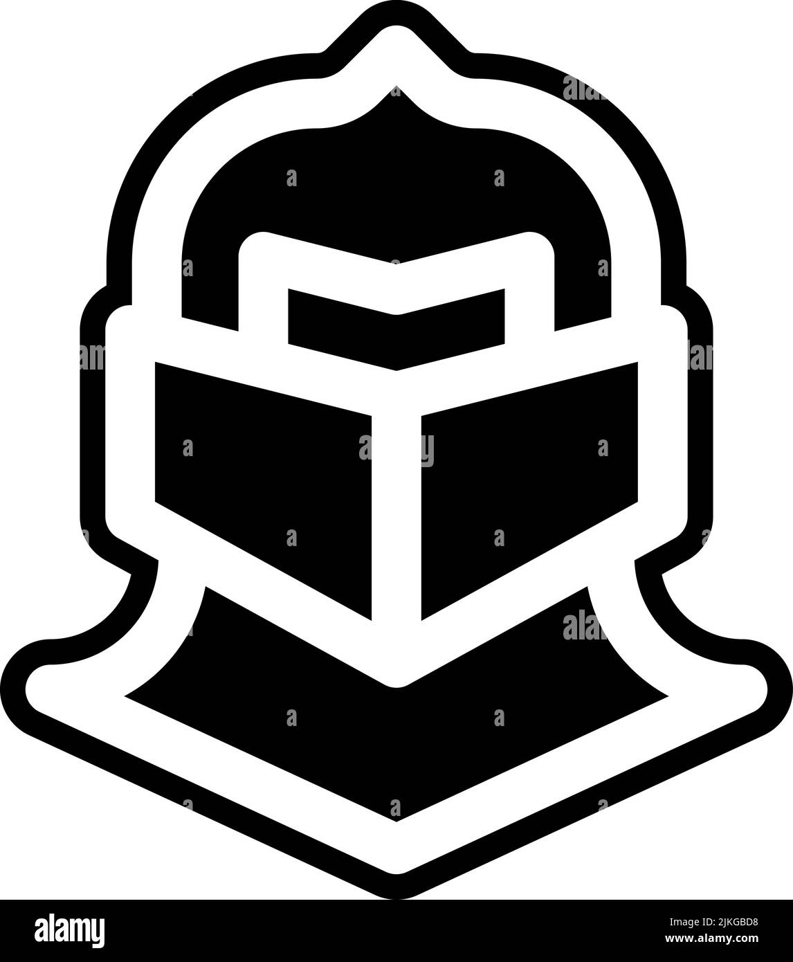 knight icon black vector illustration Stock Vector Image & Art - Alamy
