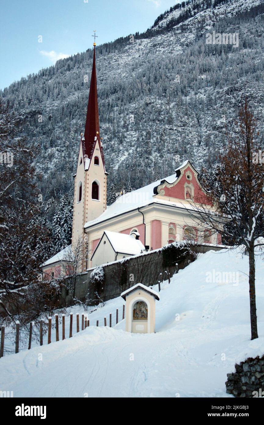 View of Lavant's church Stock Photo - Alamy