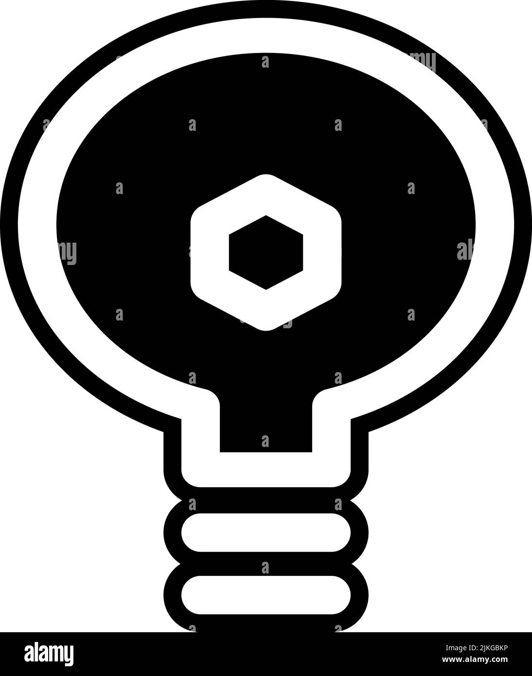 idea icon black vector illustration Stock Vector Image & Art - Alamy