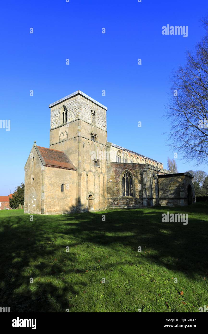 St Peters church, Barton-upon-Humber village, Lincolnshire County ...