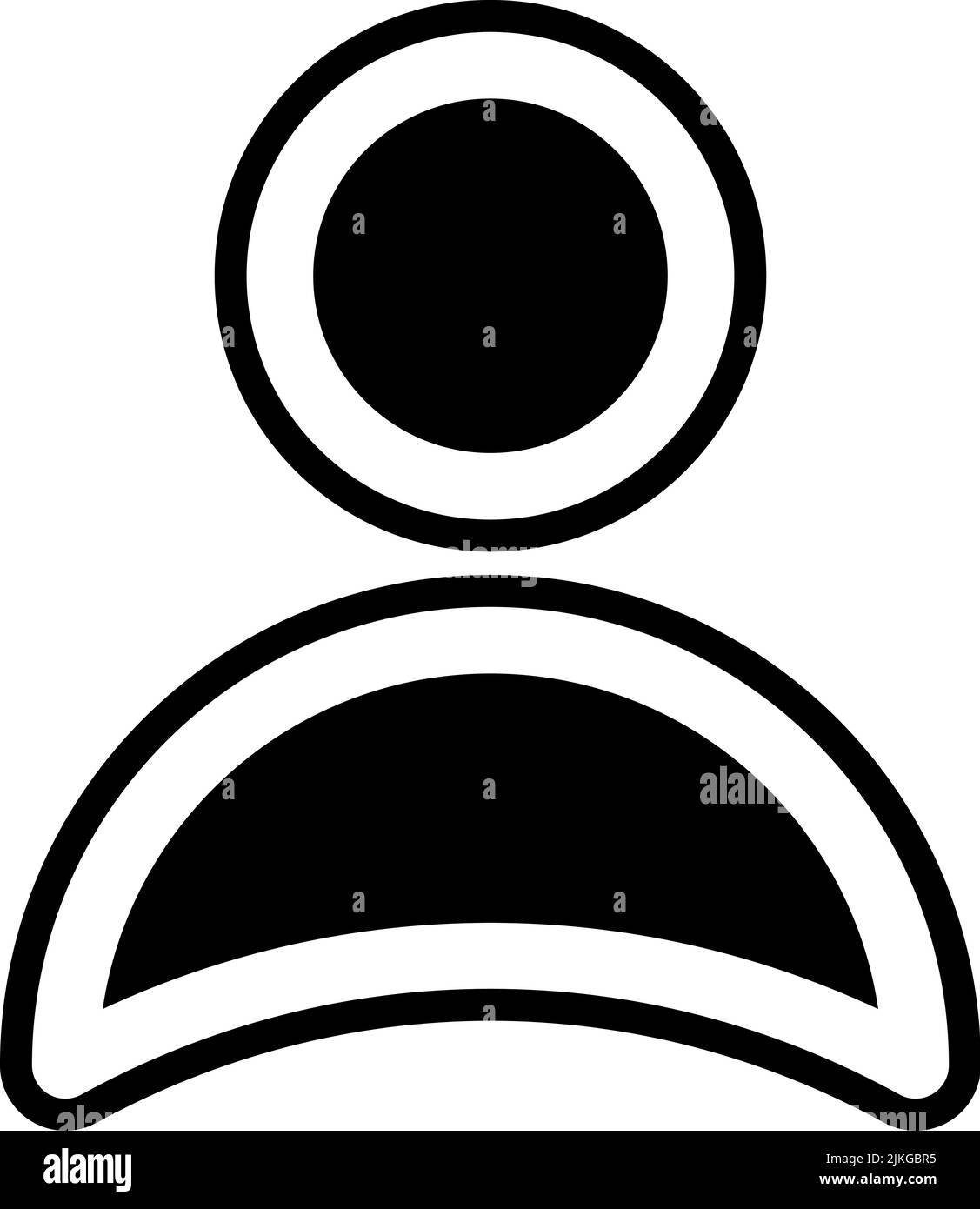 user icon black vector illustration Stock Vector Image & Art - Alamy