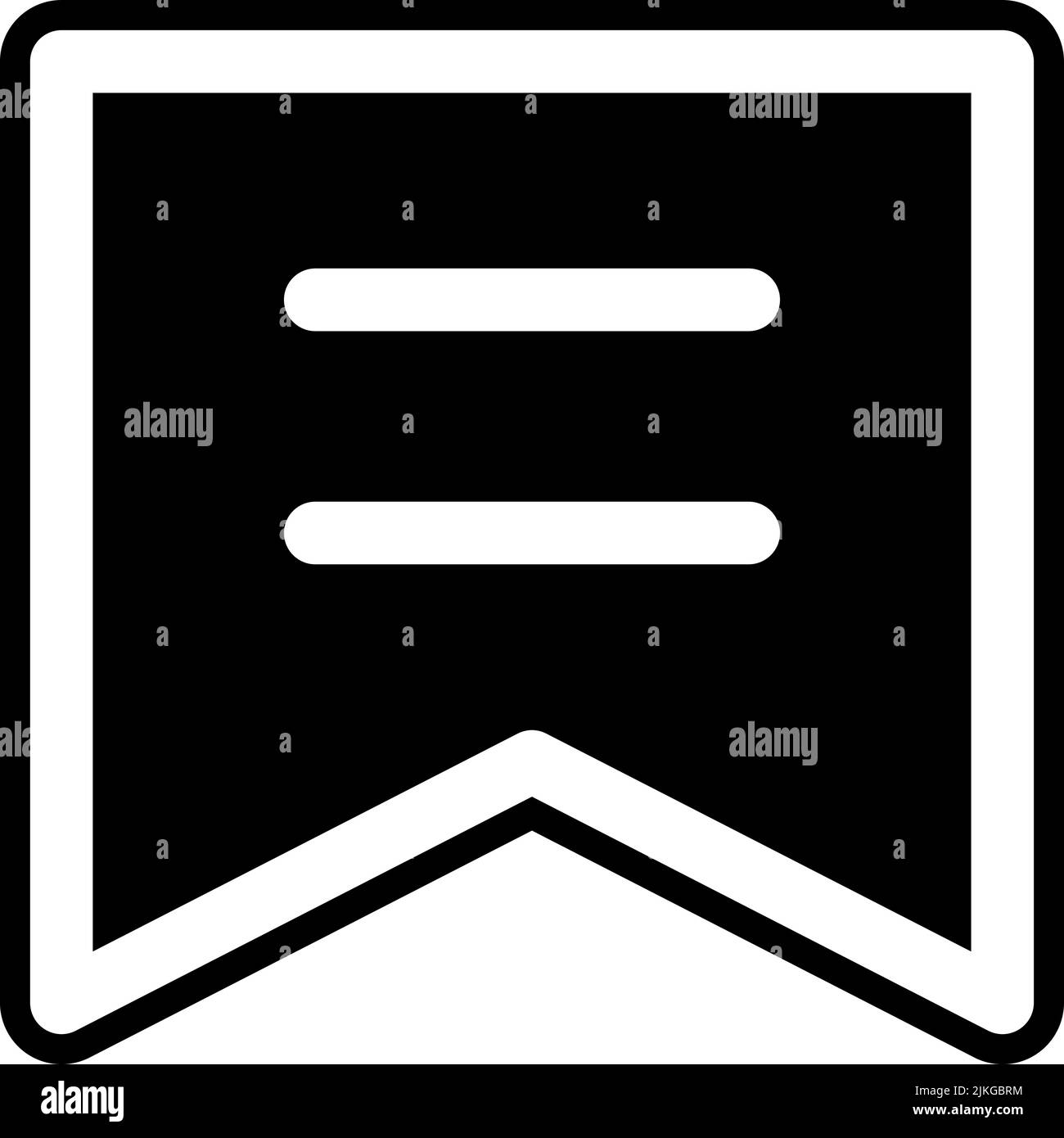 bookmark icon black vector illustration Stock Vector Image & Art - Alamy