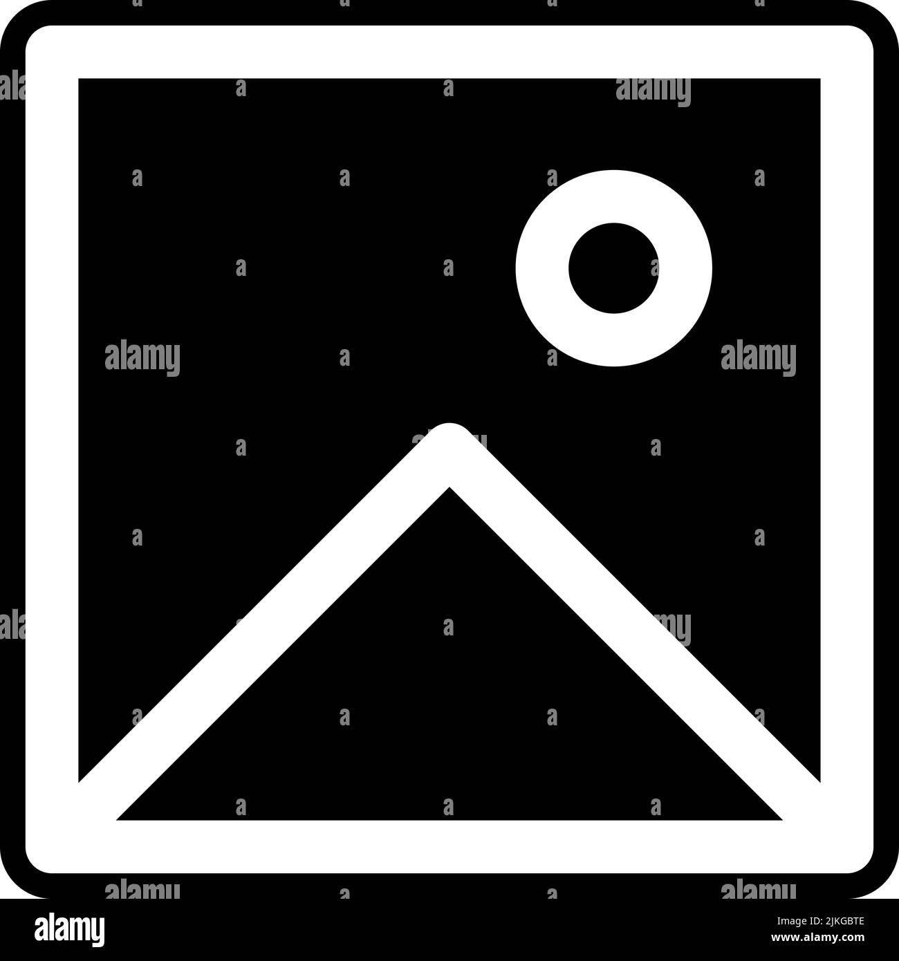 Photo placeholder vector vectors Black and White Stock Photos & Images ...