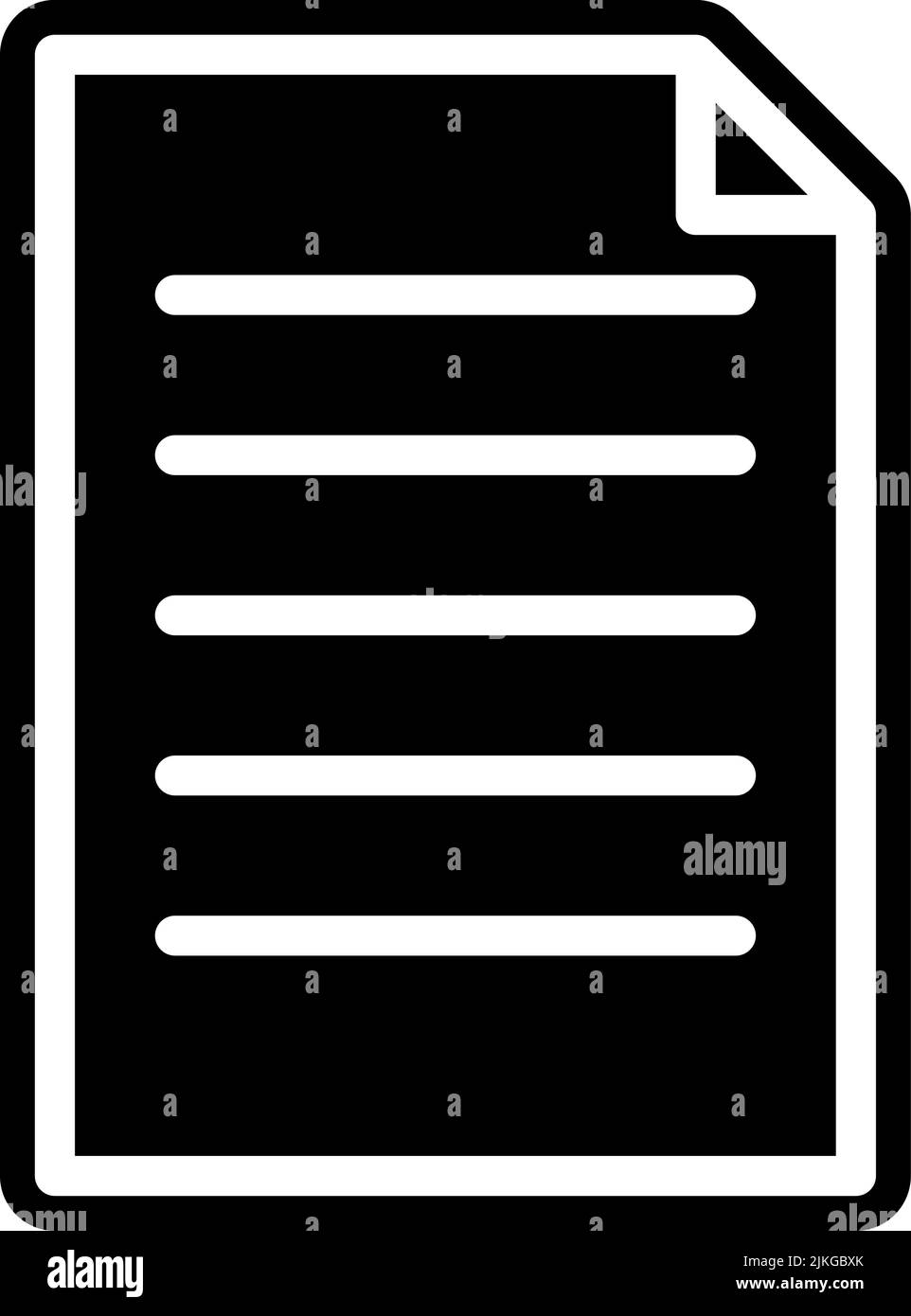 file icon black vector illustration Stock Vector Image & Art - Alamy