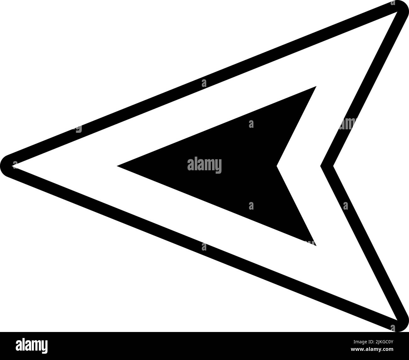 left way icon black vector illustration Stock Vector Image & Art - Alamy