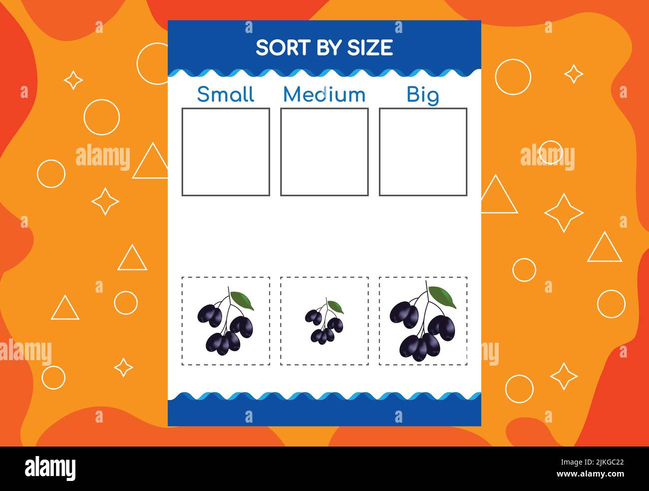 Size comparison food Stock Vector Images - Alamy